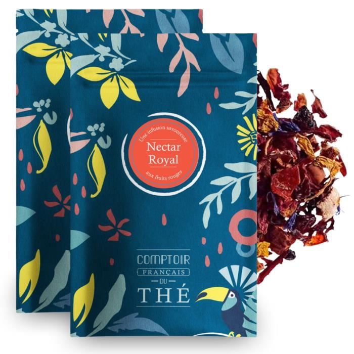 2x100g de d'Infusion aux Fruits Rouges - Délicieuse Chaude ou Glacée ...