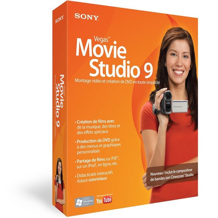 Sony Vegas Movie Studio 9 - Cdiscount Informatique