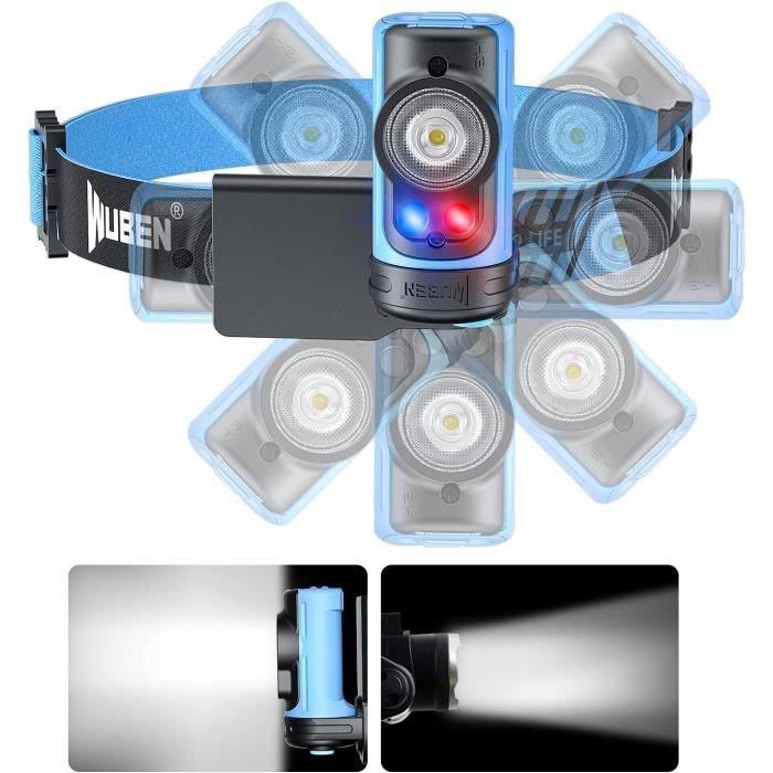 H3 Lampe frontale LED super lumineuse - étanche IPX6 - Légère - Avec ...