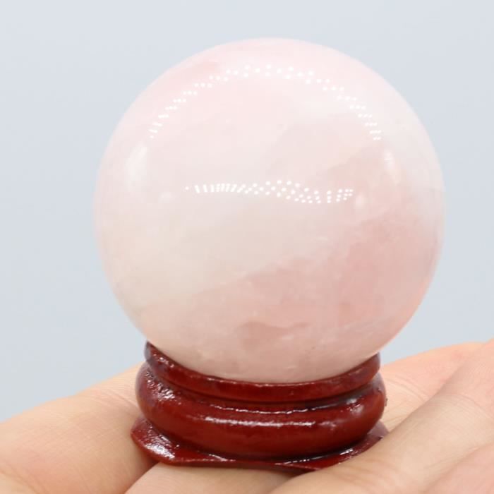 PIERRE VENDUE SEULE,Rose Quartz-25mm--Boule de Massage à la main en ...