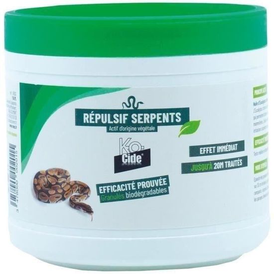 K-OCIDE Répulsif granulé Bio source - 350 g - Pour serpent - Cdiscount ...