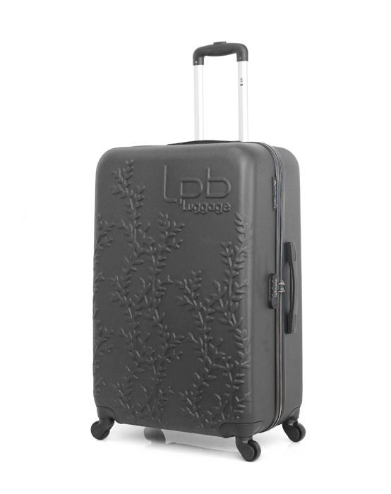 Valise - LPB LUGGAGE - NAIS - Grand format - 4 roues - Gris foncé