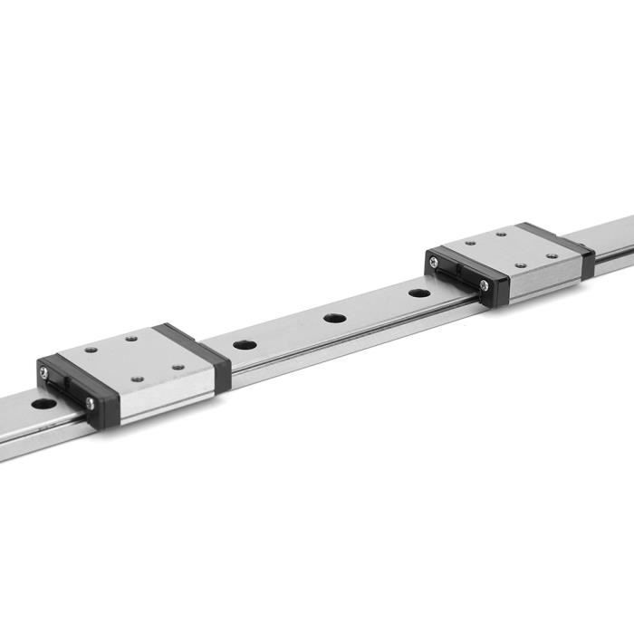 EJ.life Rail linéaire LMLF18B-500-2R Rail de guidage linéaire miniature ...