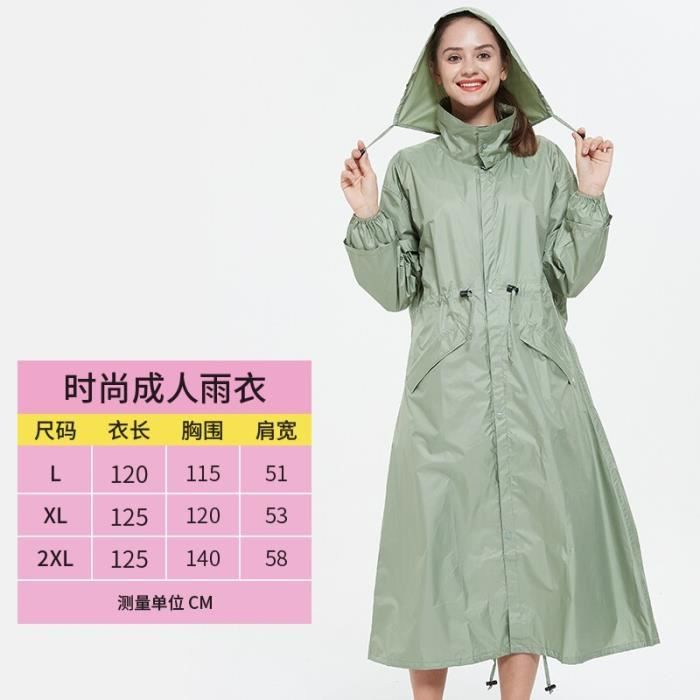 Trench,Poncho mince Long et imperméable pour adultes, nouvelle mode ...
