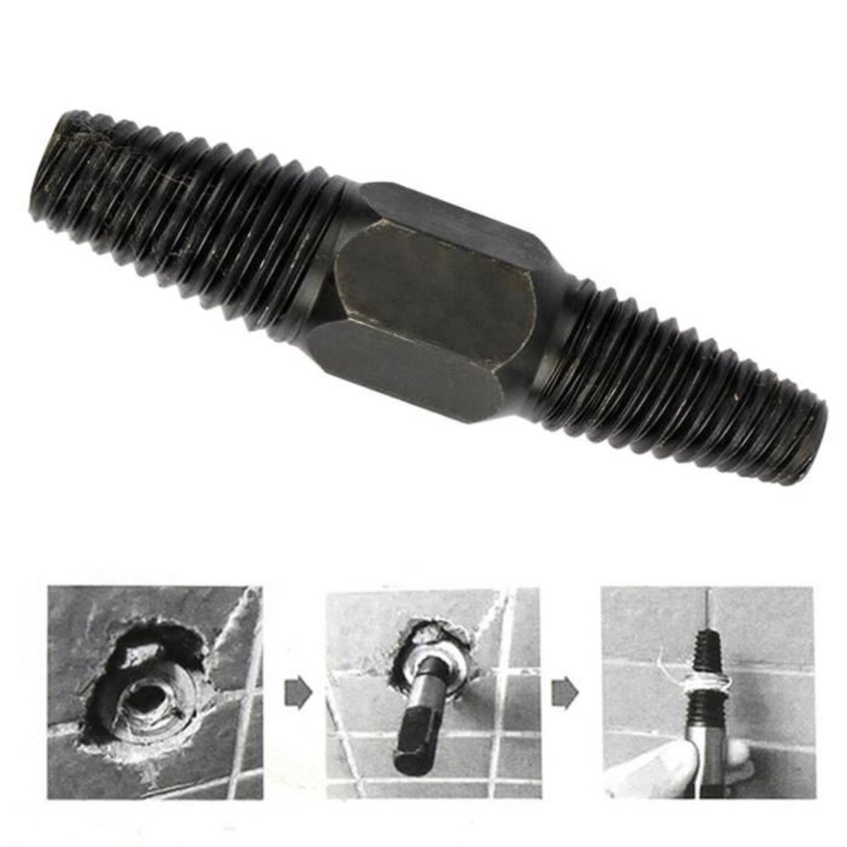 Extracteur de vis endommagé Double tête 1/2 inch 3/4 inch Foret Vis ou ...