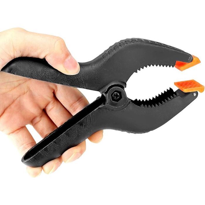 6 Inch 12 Piece Spring Clamp Set Nylon Plastic Clamp Heavy Duty Clamp ...