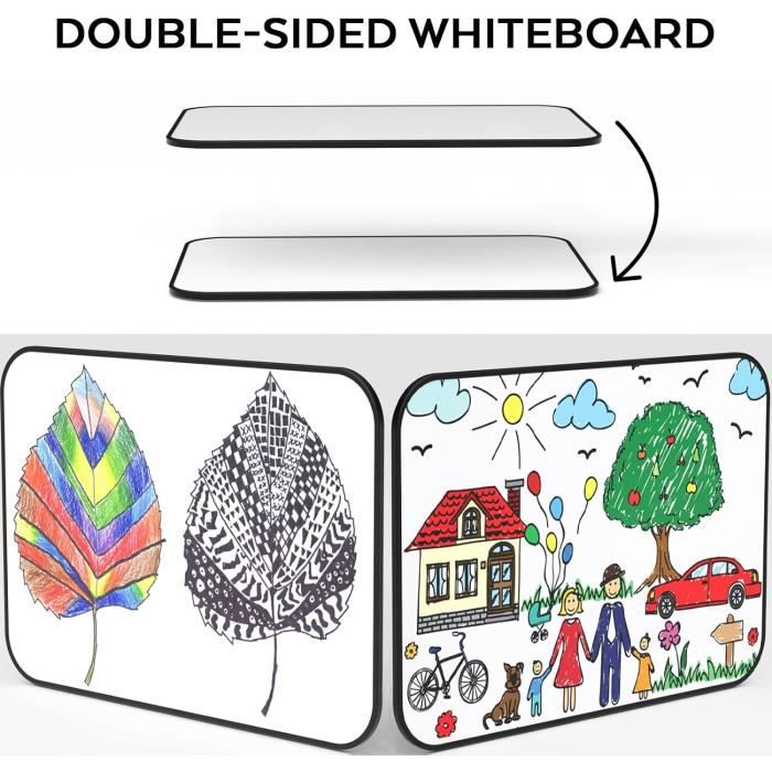 A3 Tableau Blanc Effaçable À Sec 12 X 16 Pouces, Double Face Magnétique ...