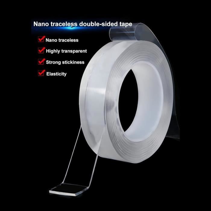 Double Face Extra Fort 3M, Nano Tape Transparent Double Face Sans Trace ...