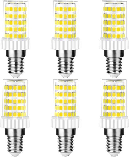 Ampoule E14 LED 10W 800LM Blanc Froid 6000K, équivalen 50W-100W halogène, AC 220-240V, Non ...