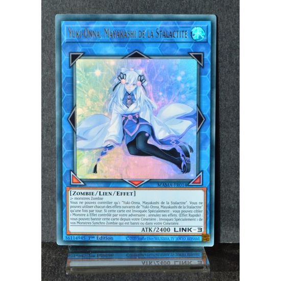 Carte YU-GI-OH MAMA-FR014 Yuki-Onna, Mayakashi de la Stalactite NEUF FR - Cdiscount Jeux - Jouets