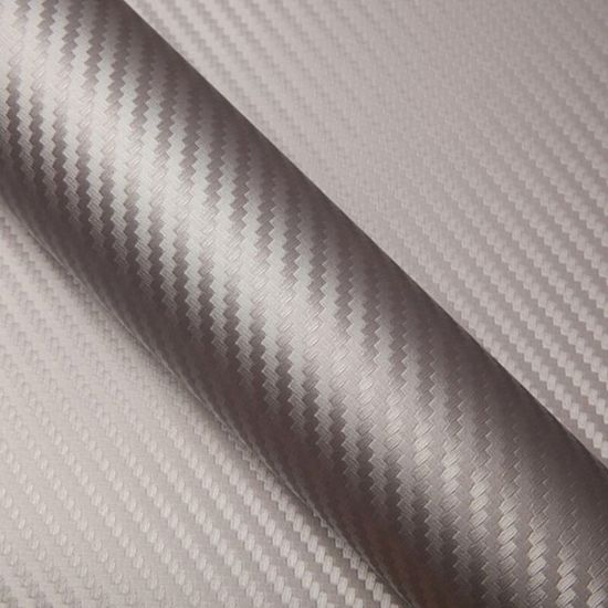 DIMEXACT - Covering carbone argent pour surface plane - 152 cm x 1.5 m ...
