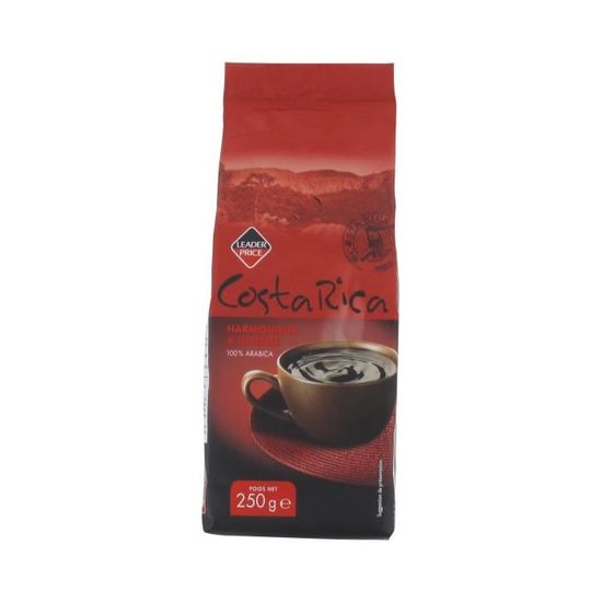 Café moulu 100% arabica Costa Rica Leader Price - 250g - Cdiscount Au ...