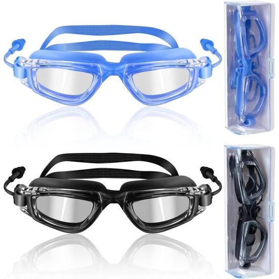 Lunettes De Natation Pour Adultes Antibuée Lunettes De Piscine Etanches ...