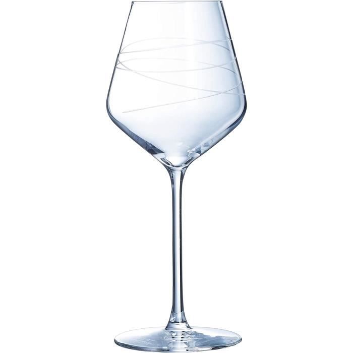 Cristal D'Arques Paris Collection Abstraction Coffret de 4 Verres à ...