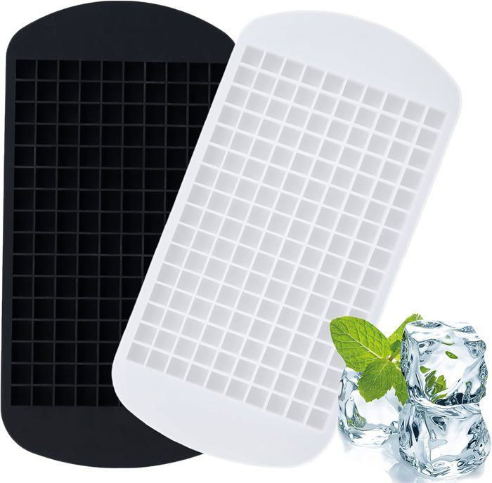 Lot de 2 mini bacs à glaçons 160 - En silicone - Pour cuisine, bar ...