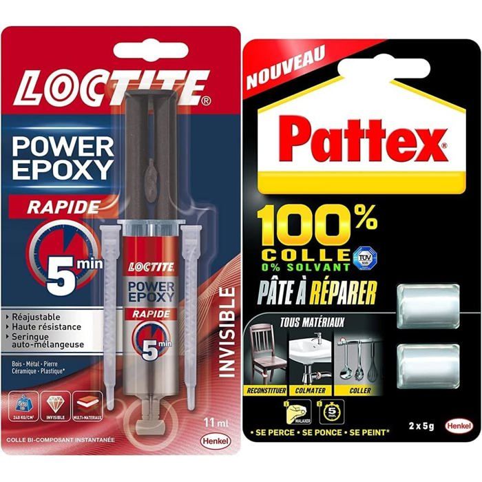 Colle Power Epoxy Rapide 5 Minutes 11 ml,Colle epoxy réajustable ...