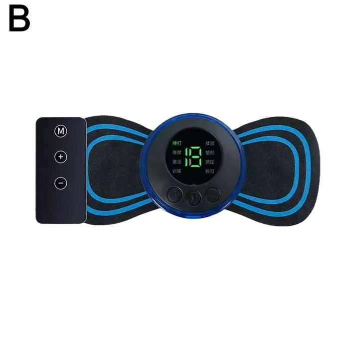 Tapez B-EMS Mini Portable Impulsion Électrique Masseur De Cou Cervical Dos Soulagement de La ...