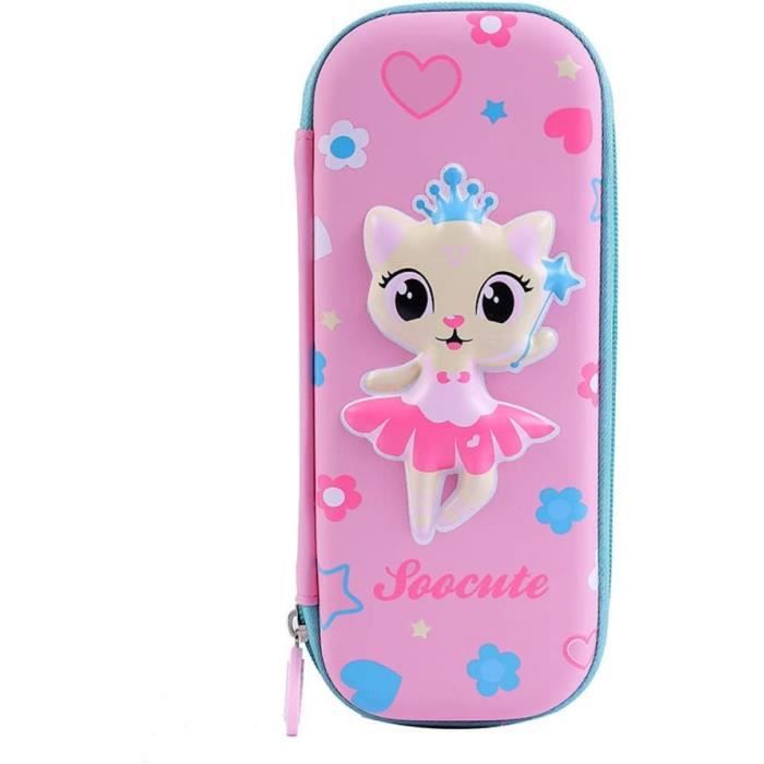 Trousse Scolaire Animal Rose Trousse Fille Enfant Garcon,Trousse Ecole ...