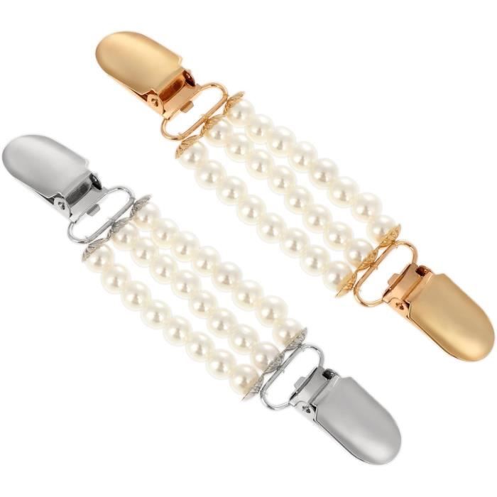 Lot de 2 clips vintage pour vêtements - Clips cardigan Clips pull ...
