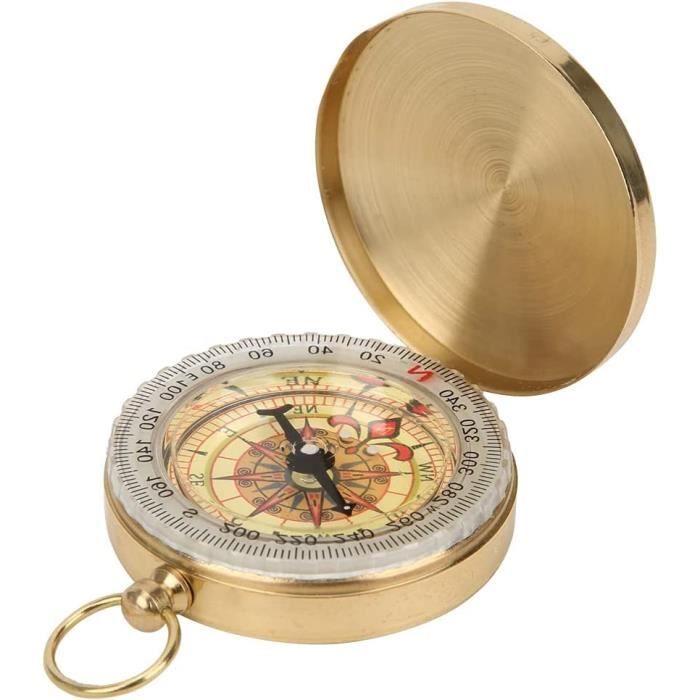 Boussole, Boussole extérieure Stable dorée Portable Forte antirouille ...
