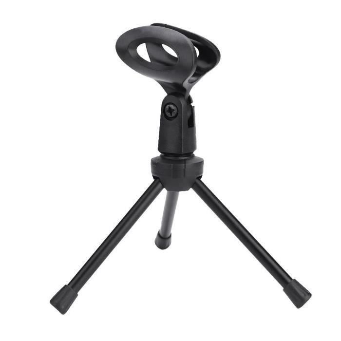 Micro Trépied, Mini Pliable Réglable Trépied De Table Microphone ...
