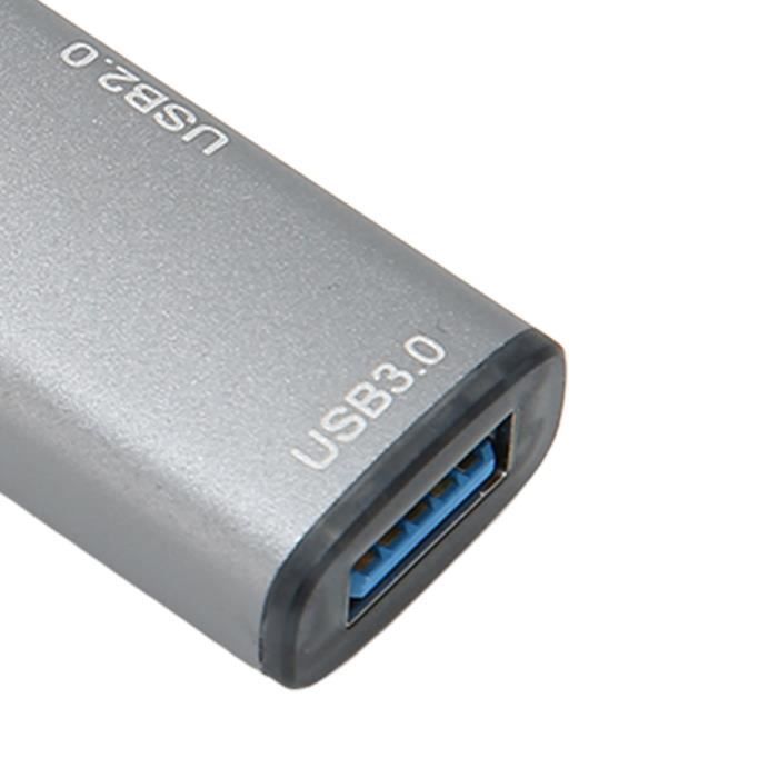 QID-répartiteur USB Hub USB 3.0, Station d'accueil USB 3.0 3 Ports 5 ...
