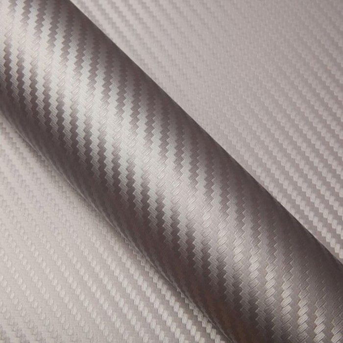 DIMEXACT - Covering carbone argent pour surface plane - 152 cm x 1.5 m ...