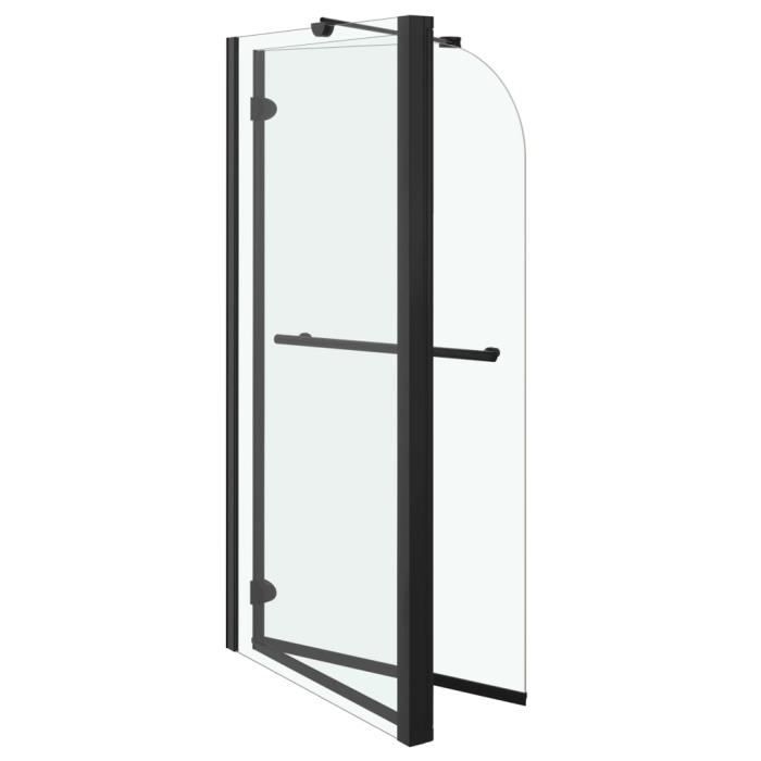 FAN-Cabine de douche pliante ESG 120x68x130 cm noir-FAN147190 ...