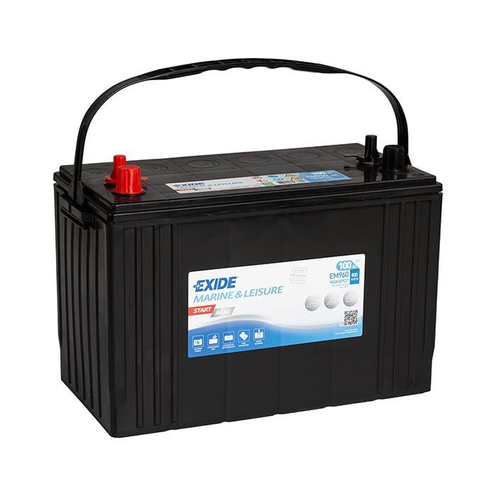Exide - Batterie bateau EXIDE MARINE Start AGM EM960 12V 100Ah-Exide ...