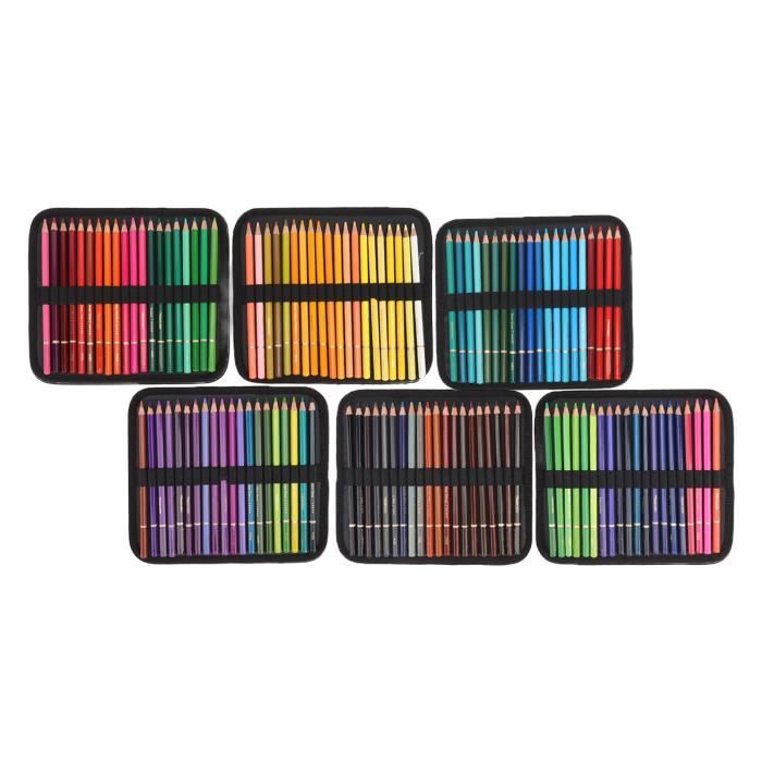 Fdit ensemble de crayons à croquis Ensemble de crayons de couleur 120 ...