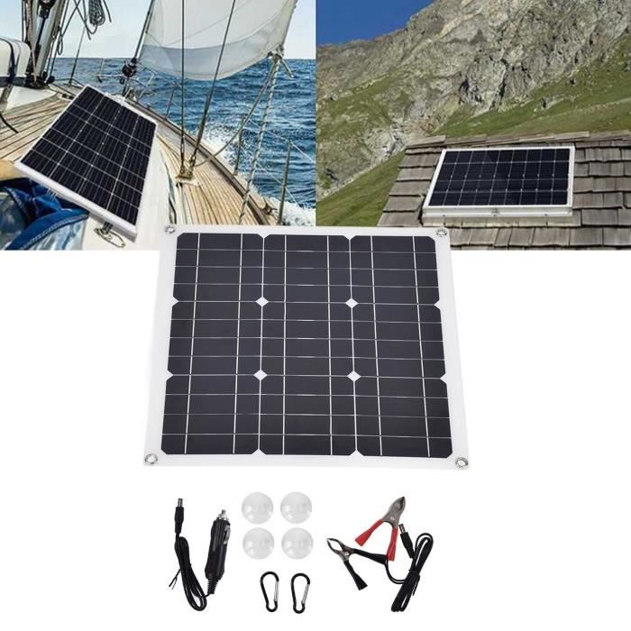 MAD Kit de panneau solaire 30 W Kit de Panneau Solaire 30W Chargeur de ... MAD Kit de panneau solaire 30 W Kit de Panneau Solaire 30W Chargeur de ...