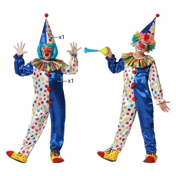 ATOSA Déguisement Clown enfant satin réversible 3+ - combinaison ...