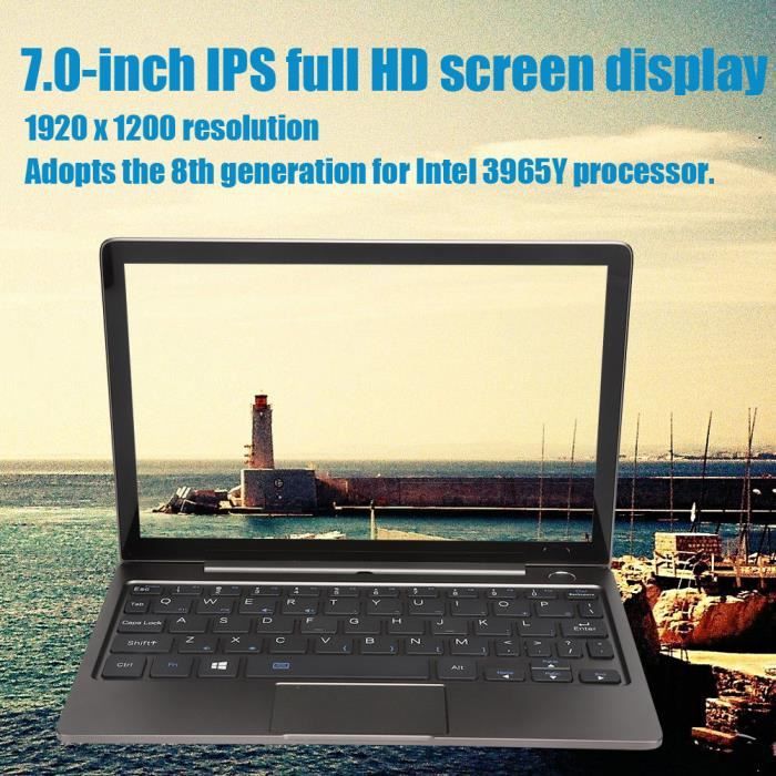 Qiilu Mini PC portable GPD P2 16G + 512G Mini ordinateur portable de 8 ...