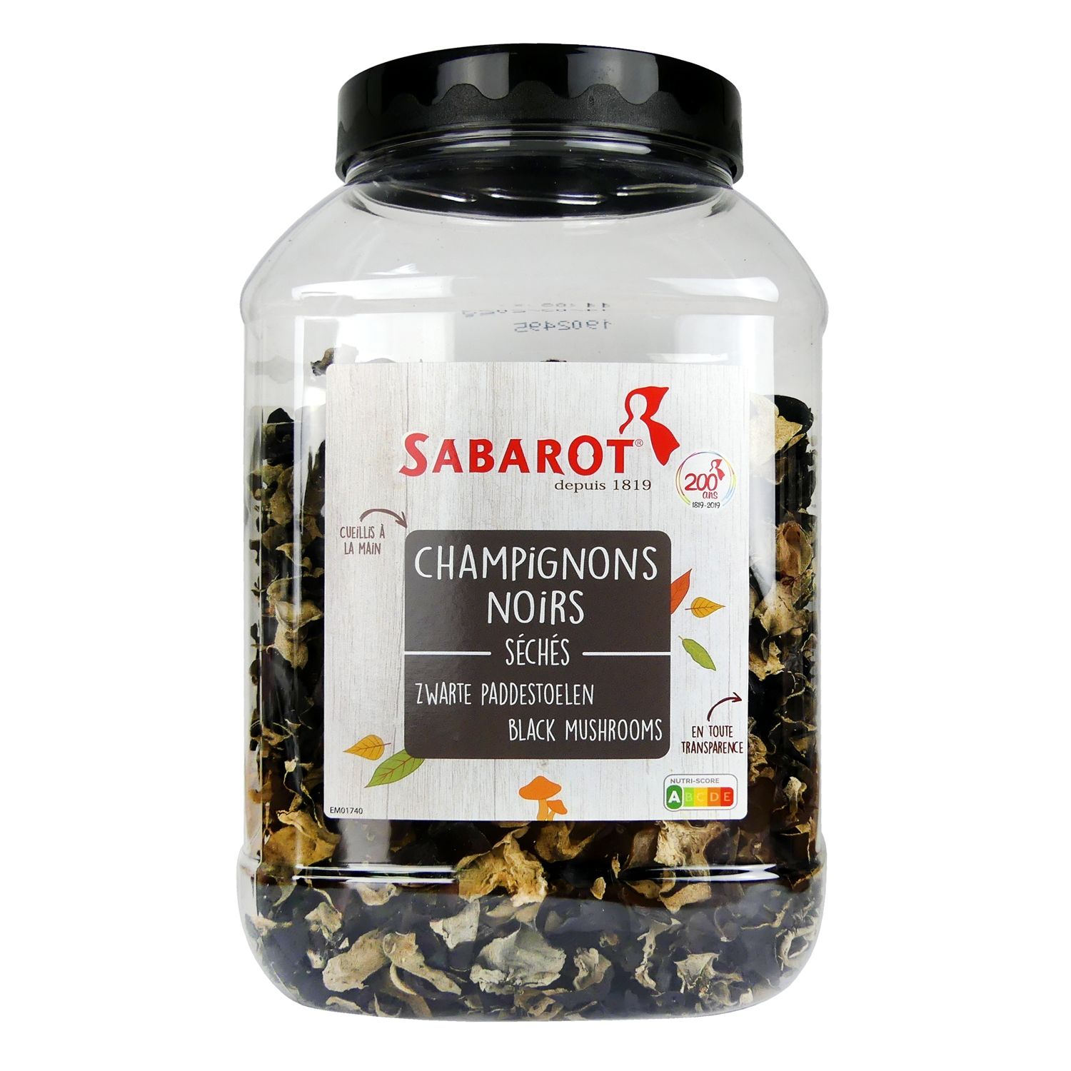 Champignons noirs séchés pot de 500g Sabarot - Cdiscount Au quotidien