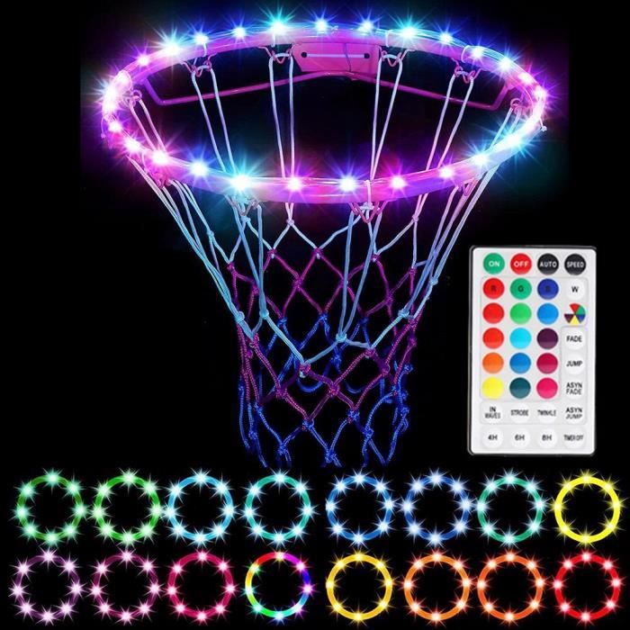 Lumière Cercle Basket LED - SALUTUYA - Télécommande 16 Couleurs ...