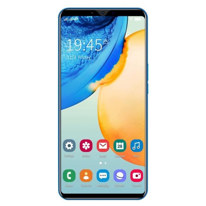 P43 Max 6,3 Pouces éCran Goutte D'Eau Smartphone 1G + 8G DéVerrouillage ...