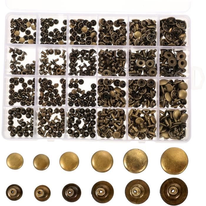 360Pcs Réparation Rivets Double Face Bande De Peau Pour Vêtements ...