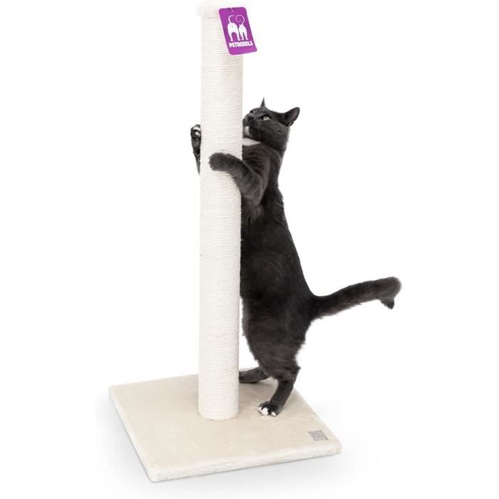 Poteau À Griffer Premium Qualité, Maine 90 Cm Beige-Crème, Avec Base ...