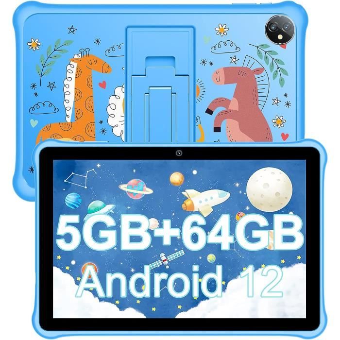 Tablette Éducative D'Enfant 10 Pouces Android, Blackivew Tab A7 Kids ...