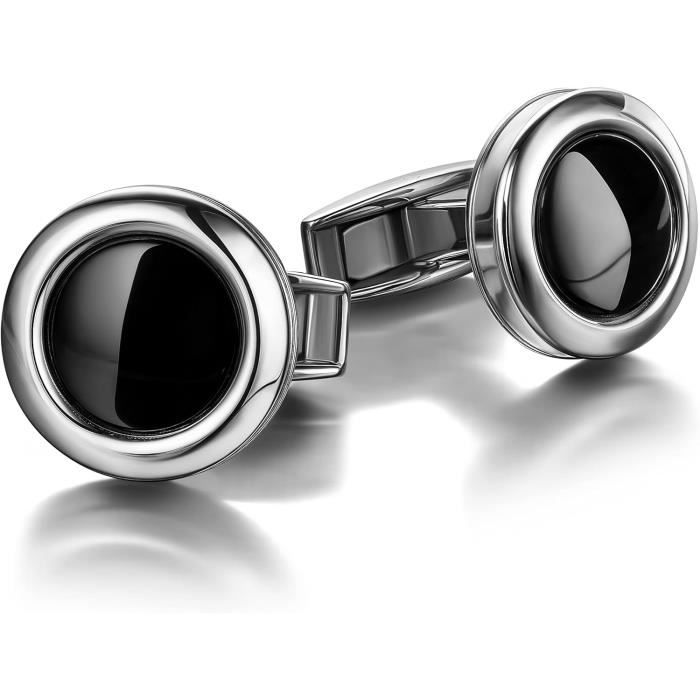 Boutons De Manchette Hampton Pour Homme - Avec Incrustation De Pierre ...