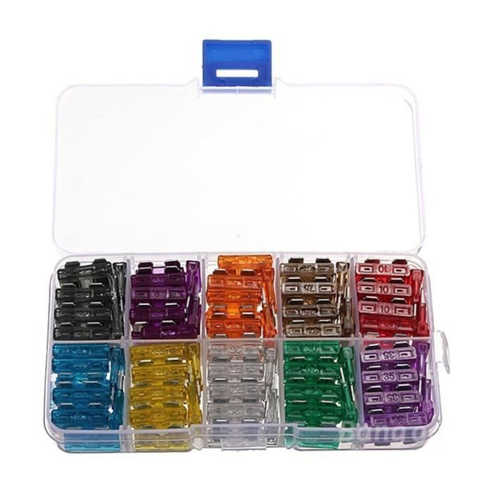 Fil Fusible 100 Pièces Fusibles De Voiture Petits Et Moyens 3A 7.5A 10A ...