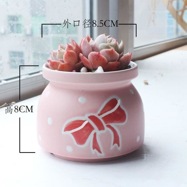POT DE FLEUR,16--Pot de plantes succulentes avec trou, Design Floral ...