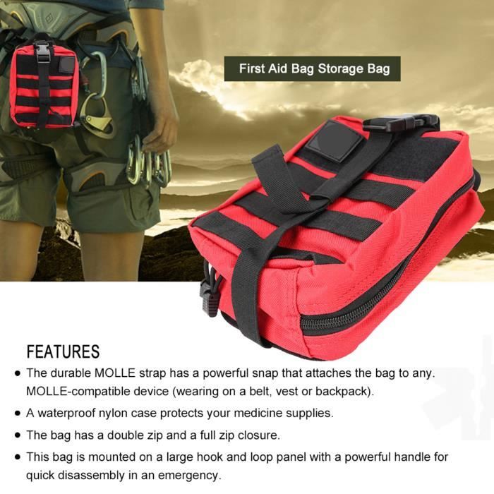YID First Aid Kit MOLLE Military First Aid Supplies Kit Survive ...