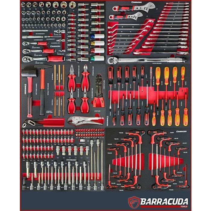 BARRACUDA TOOLS Servante d'atelier CUDA Max XXL 8 tiroirs avec 6 ...