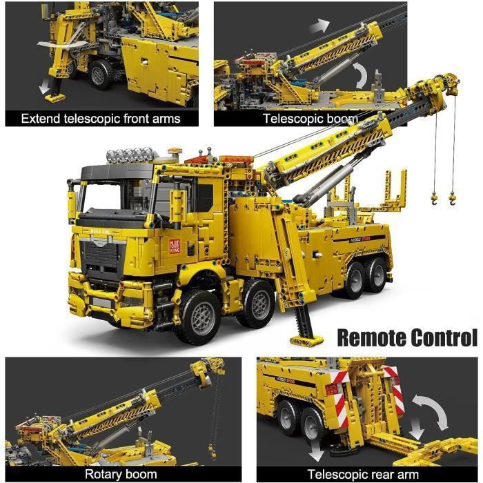 Mould King 17028 technique jaune voiture d'assistance routière ...