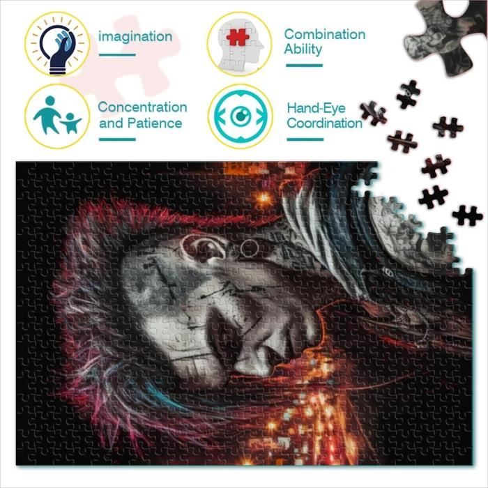 Adultes 1000 Pièces Puzzle Gangster De Rue Puzzles En Carton Recyclé ...
