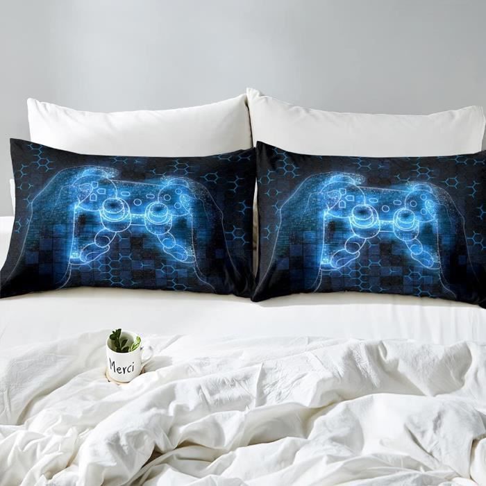 Gamer Housse De Couette Kids Gaming Video Game Parure De Lit 220X240Cm ...