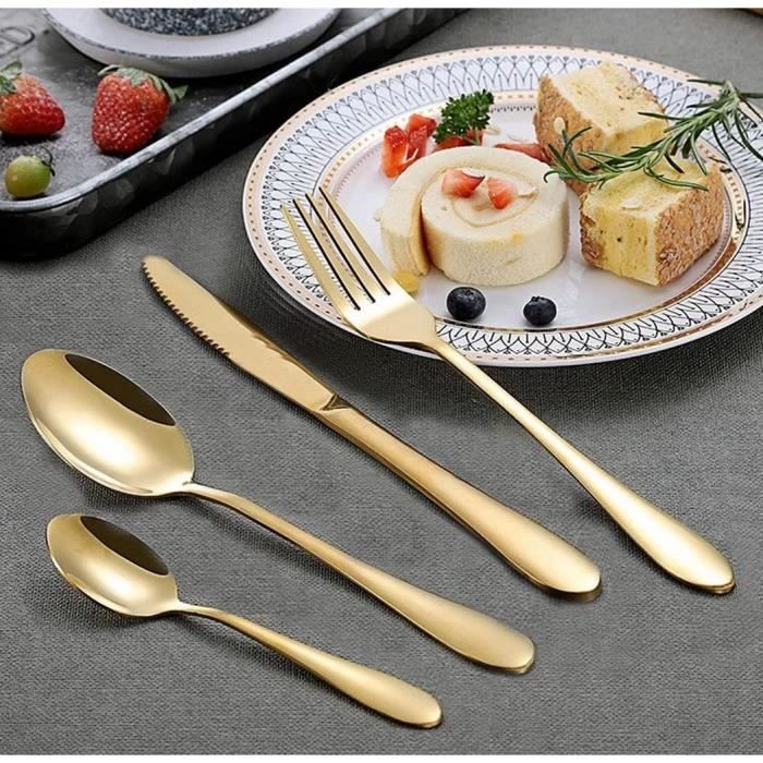 Couverts de Table,8 pièces de Couvert,Set Couverts de Table 2 personnes ...