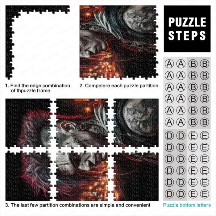 Adultes 1000 Pièces Puzzle Gangster De Rue Puzzles En Carton Recyclé ...
