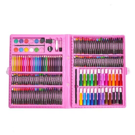 Set de crayons pour aquarelle (168pcs,Rose) - Cdiscount Beaux-Arts et ...